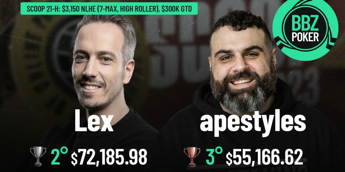 Veldhuis and Apestyles so close to maiden SCOOP success - BBZPoker